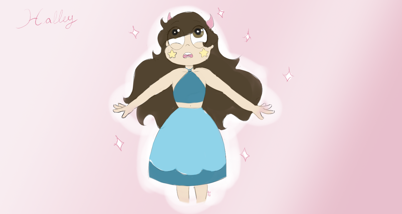 Halley redraw by ZirconAzalea516 on DeviantArt