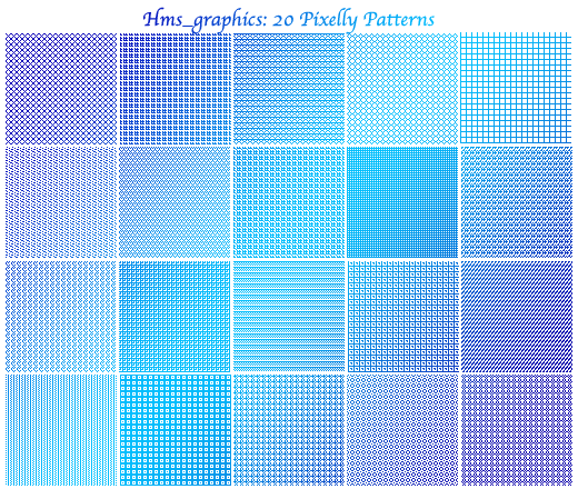 20 100x100 Pixelly Patterns by graphicdump on DeviantArt
