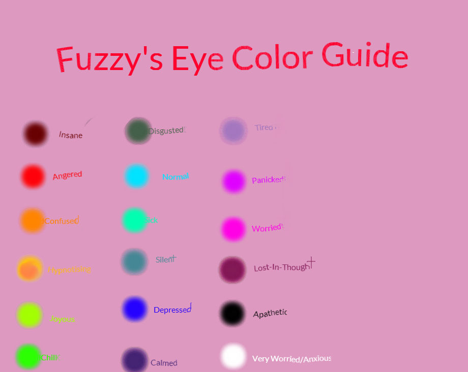 Fuzzy's Eye Color Guide by ElectricFurtato on DeviantArt