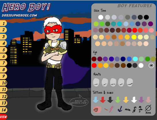 Hero Boy Creator by gianjos on DeviantArt