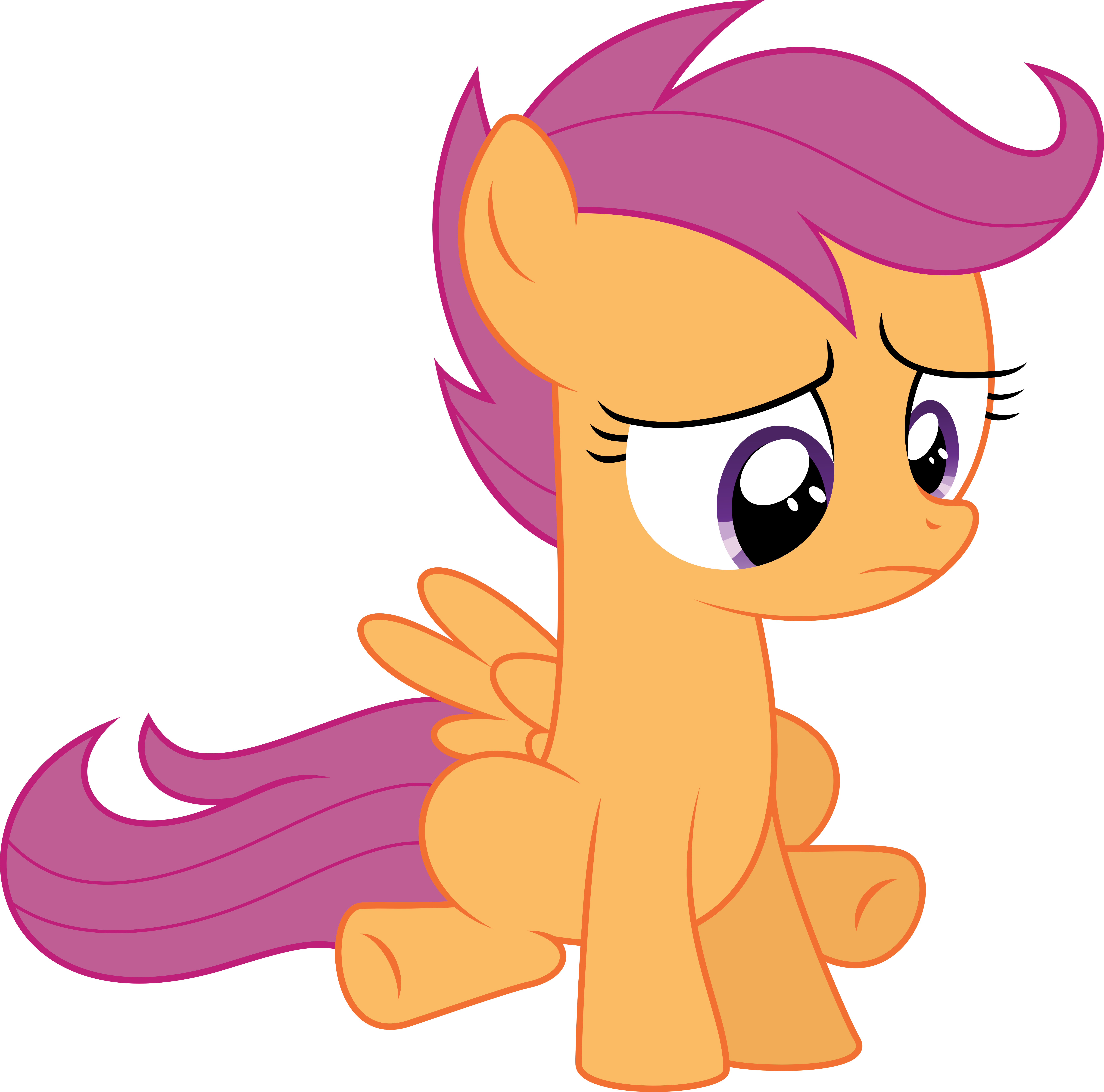 Pouty Scooty by DeadParrot22 on DeviantArt