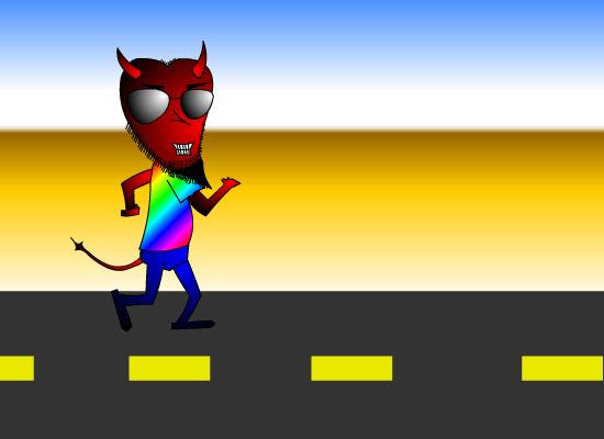 Devil Dude Walk cycle by MisterRiley on DeviantArt