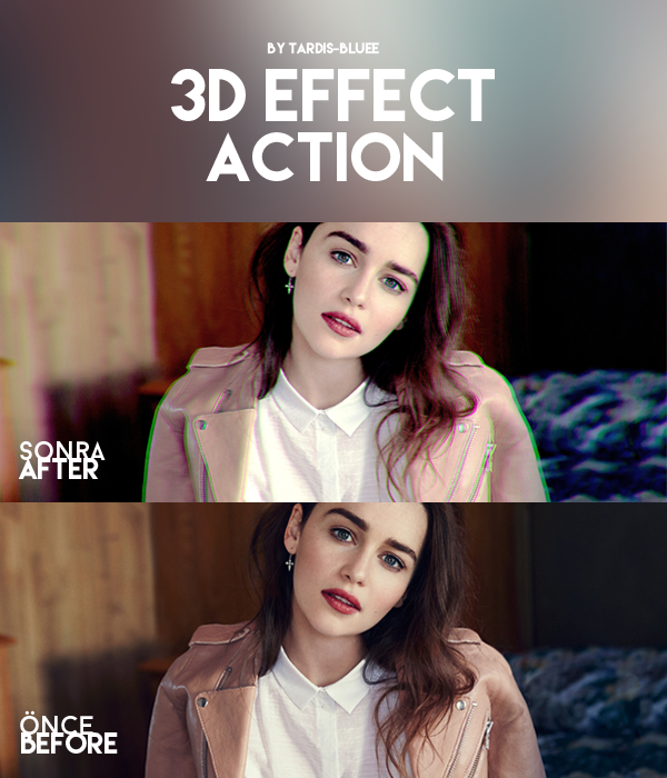 Action - 3D Effect by Tardis-Bluee on DeviantArt