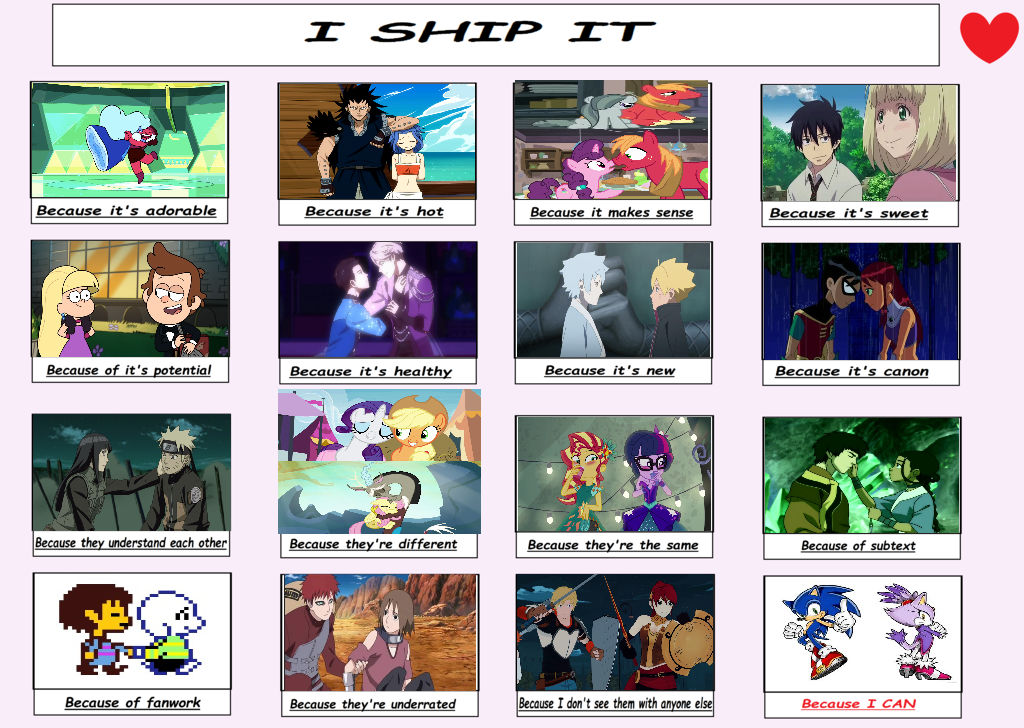 Why I Ship It: Ultimate Edition by dark-kunoichi92 on DeviantArt