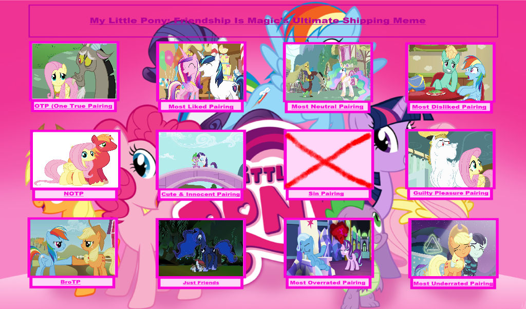 MLP Ultimate Shipping Meme by dark-kunoichi92 on DeviantArt