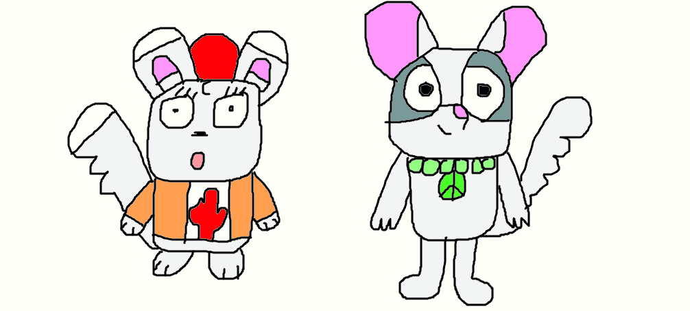 Two Chinchilla Girls by loquendo9011 on DeviantArt