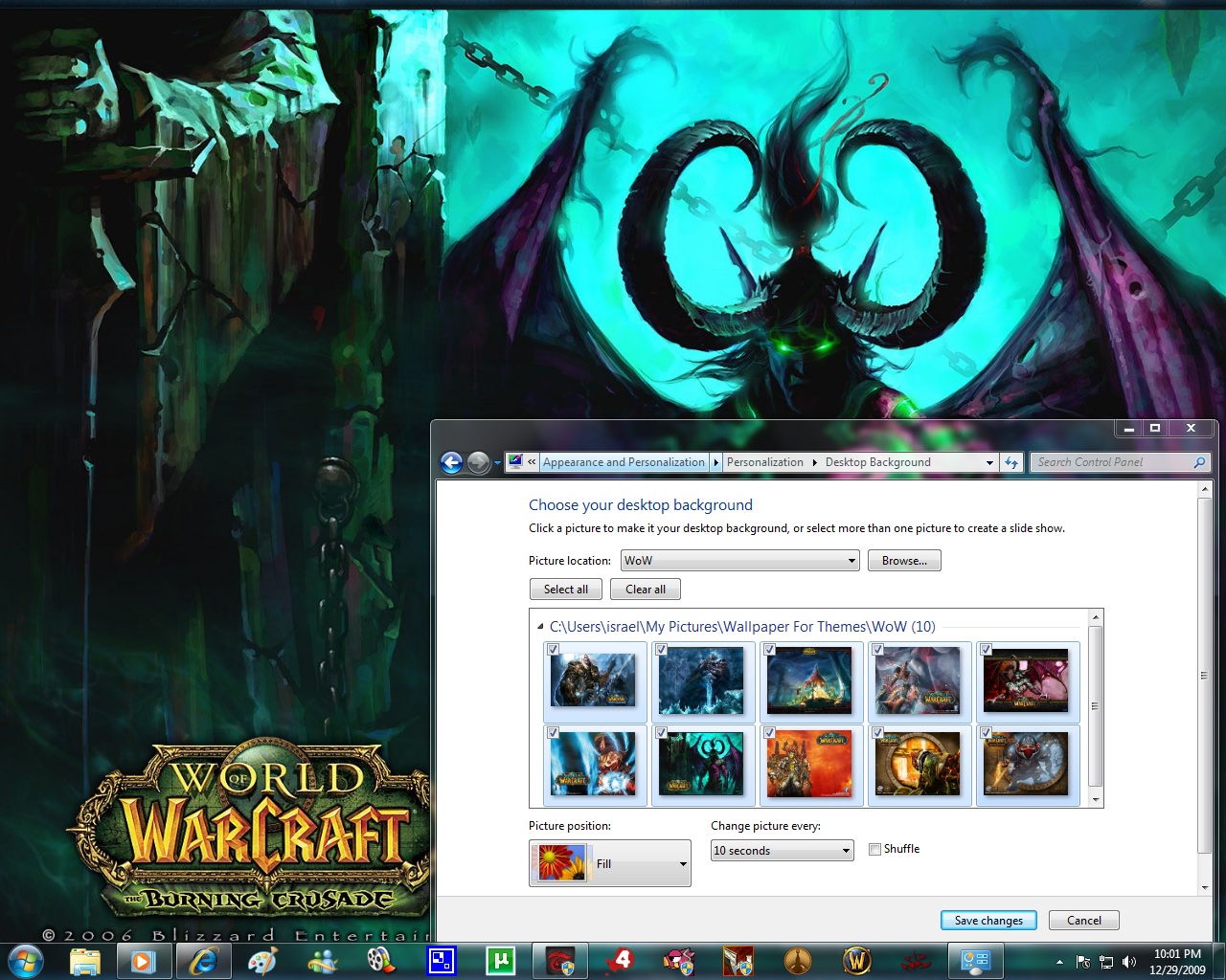 Windows 7 Themes: WoW by pictionaryo on DeviantArt