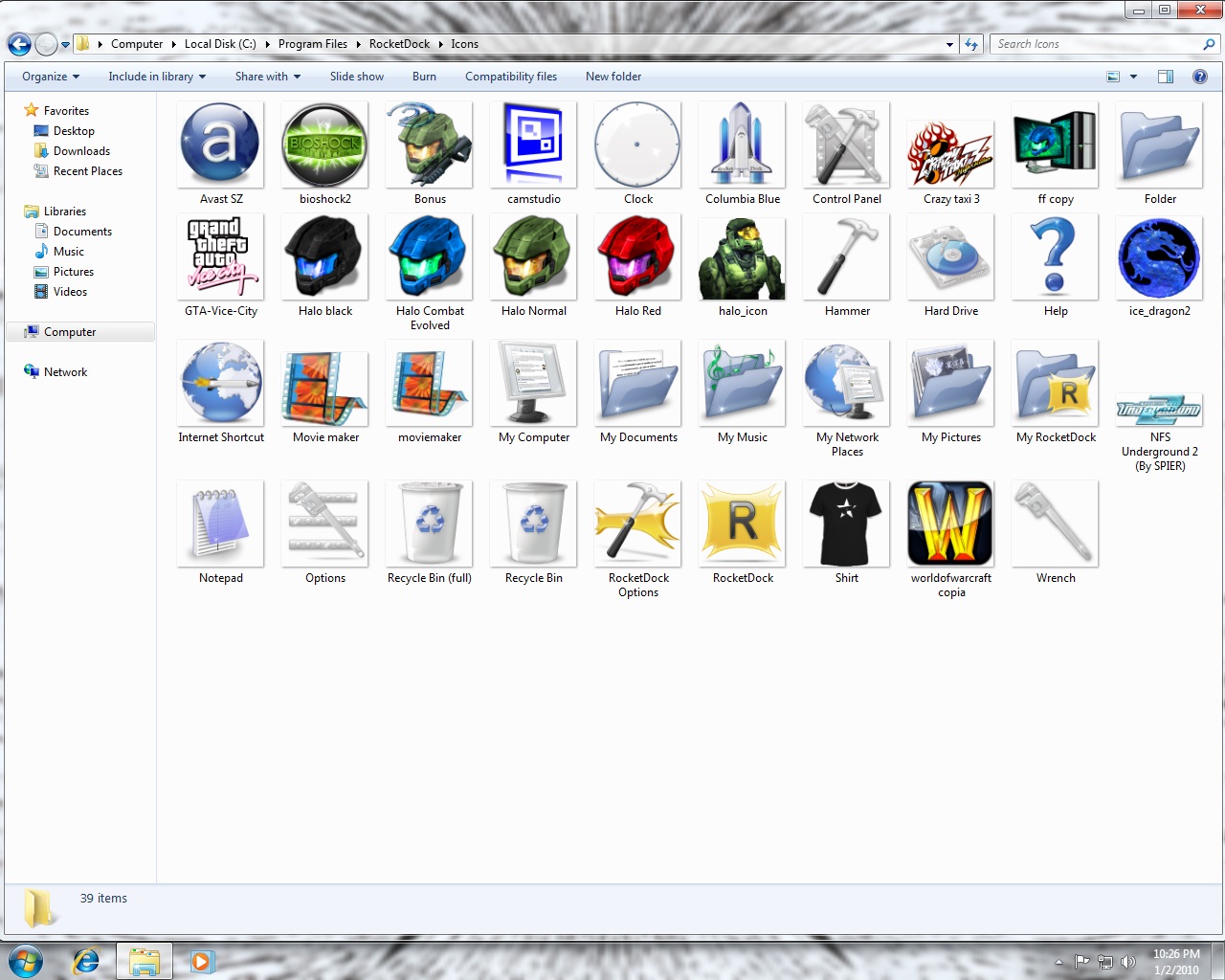 Icons for rocketdock 1 by pictionaryo on DeviantArt