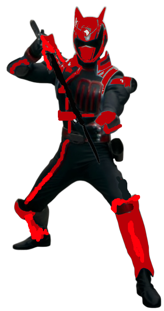 Red Power Warrior Ranger A.K.A. Shadow Warrior by mergenthalerTim on ...