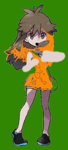 Pokemon Green jungle girl by mergenthalerTim on DeviantArt