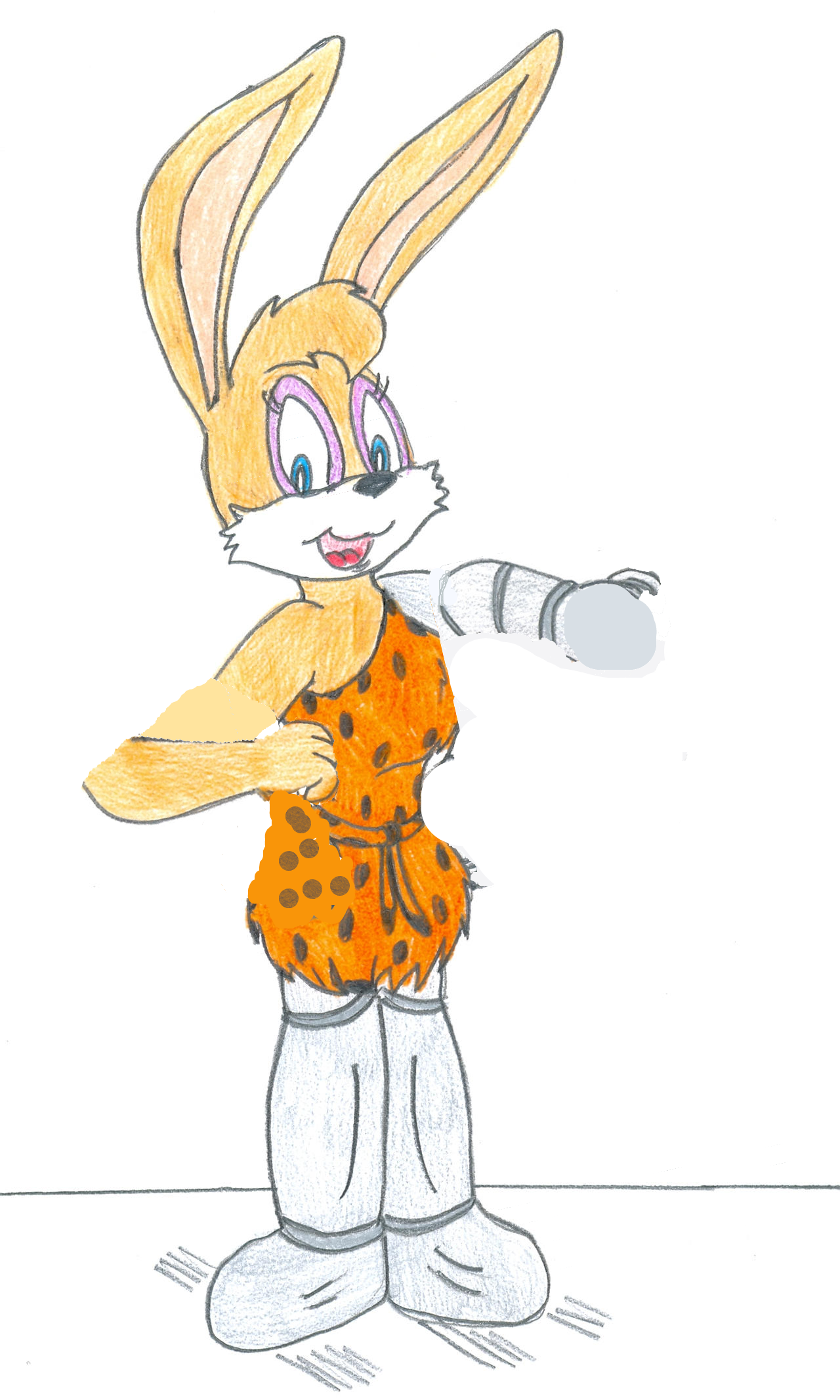 Cave Bunny Rabbit's Roar! by mergenthalerTim on DeviantArt