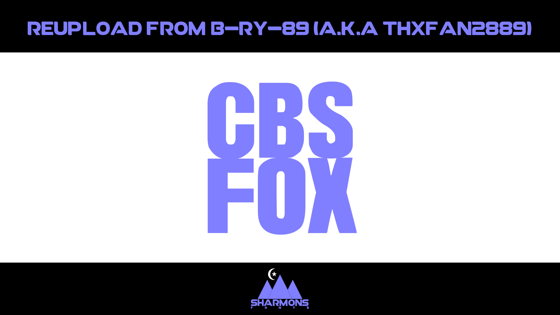 CBS FOX Without Segment Lines by simmonsshareef22 on DeviantArt