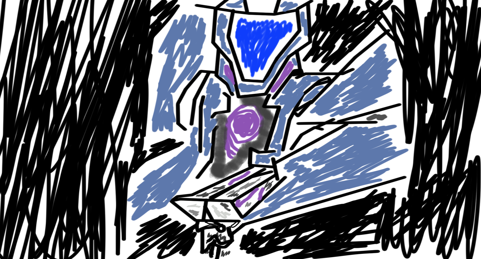 Soundwave wielding the Resonance Blaster by AlphaTrion007 on DeviantArt