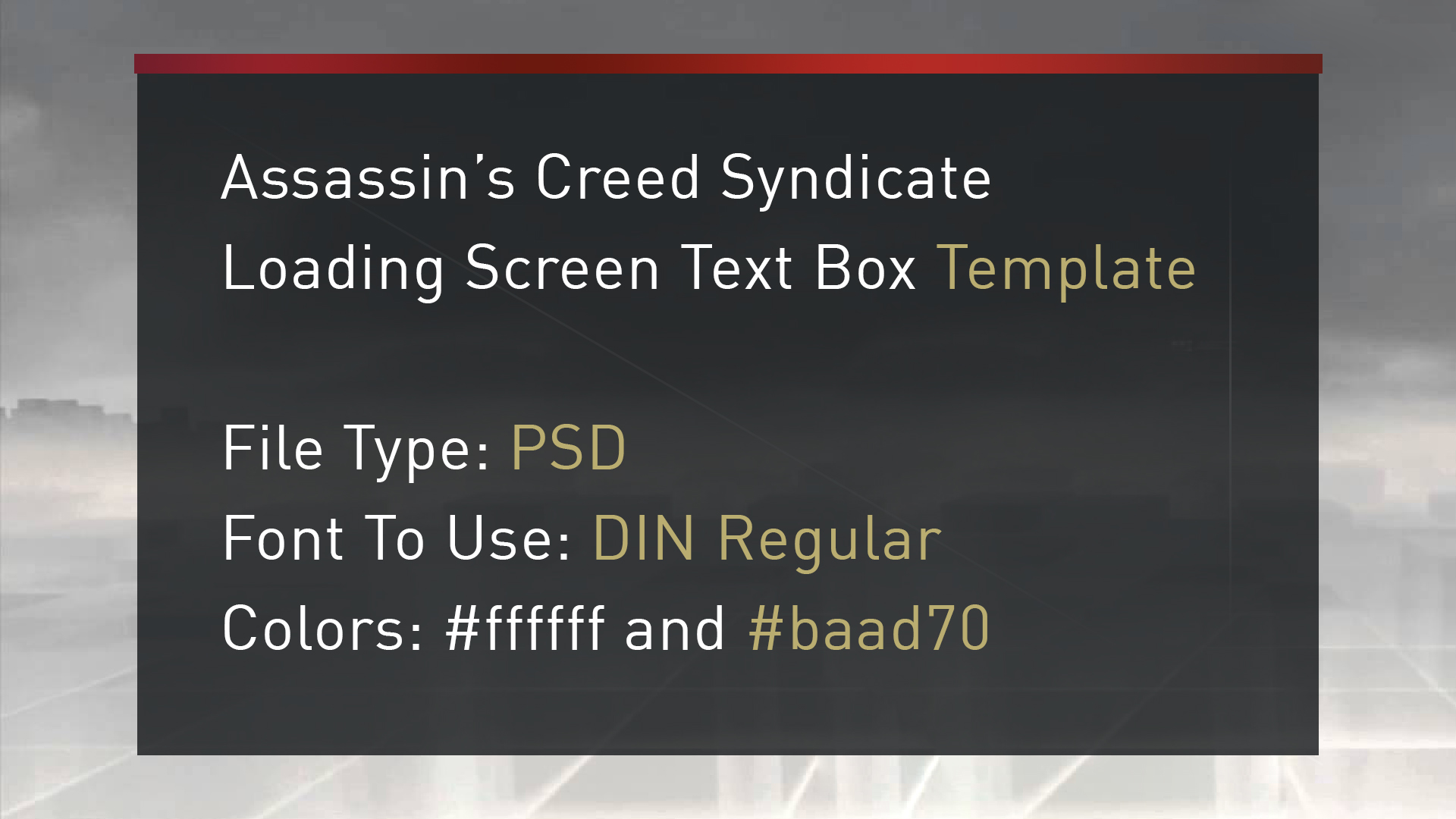 AC Syndicate - UI Text Box Template by irakli008 on DeviantArt
