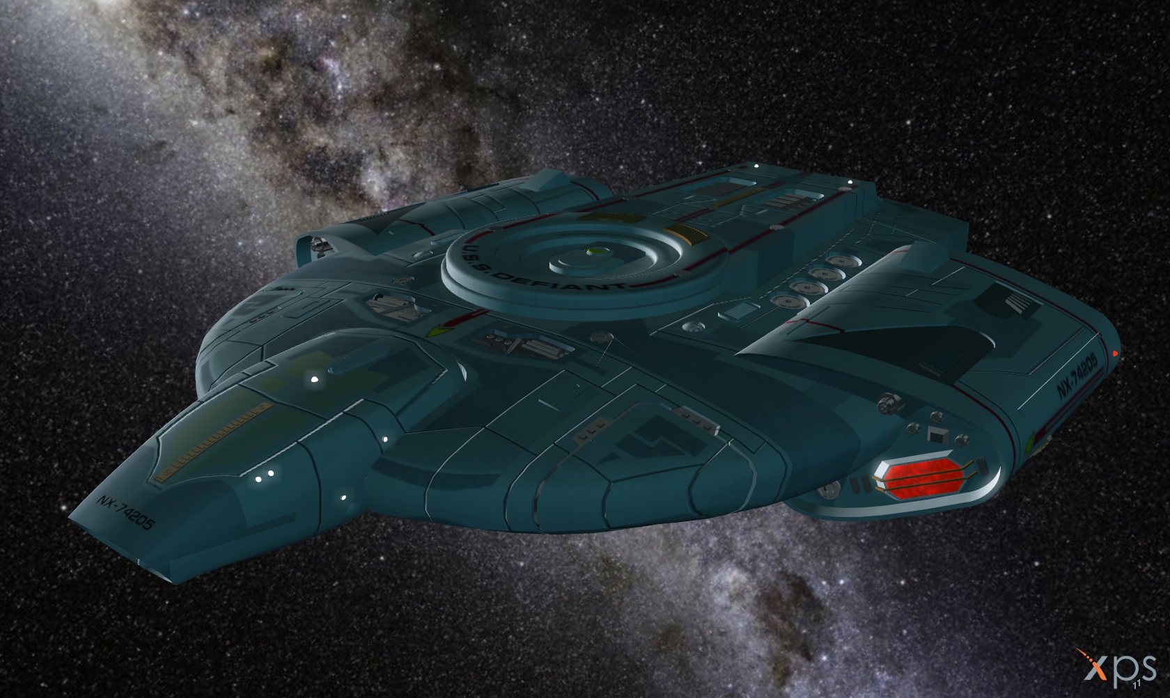 USS Defiant for XPS Update by Haganeya on DeviantArt