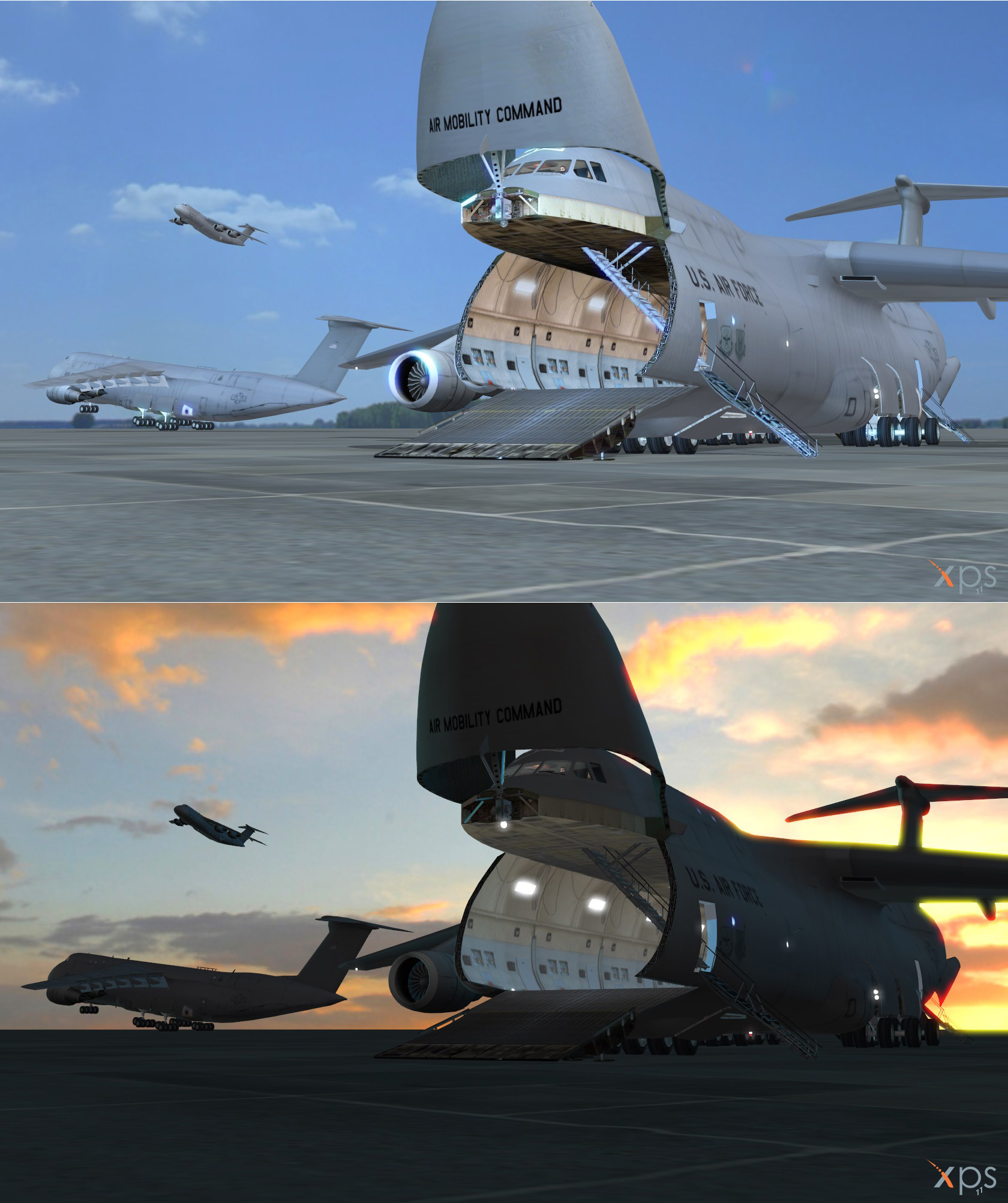 C-5B Galaxy (Full posable) for XPS Update2 by Haganeya on DeviantArt