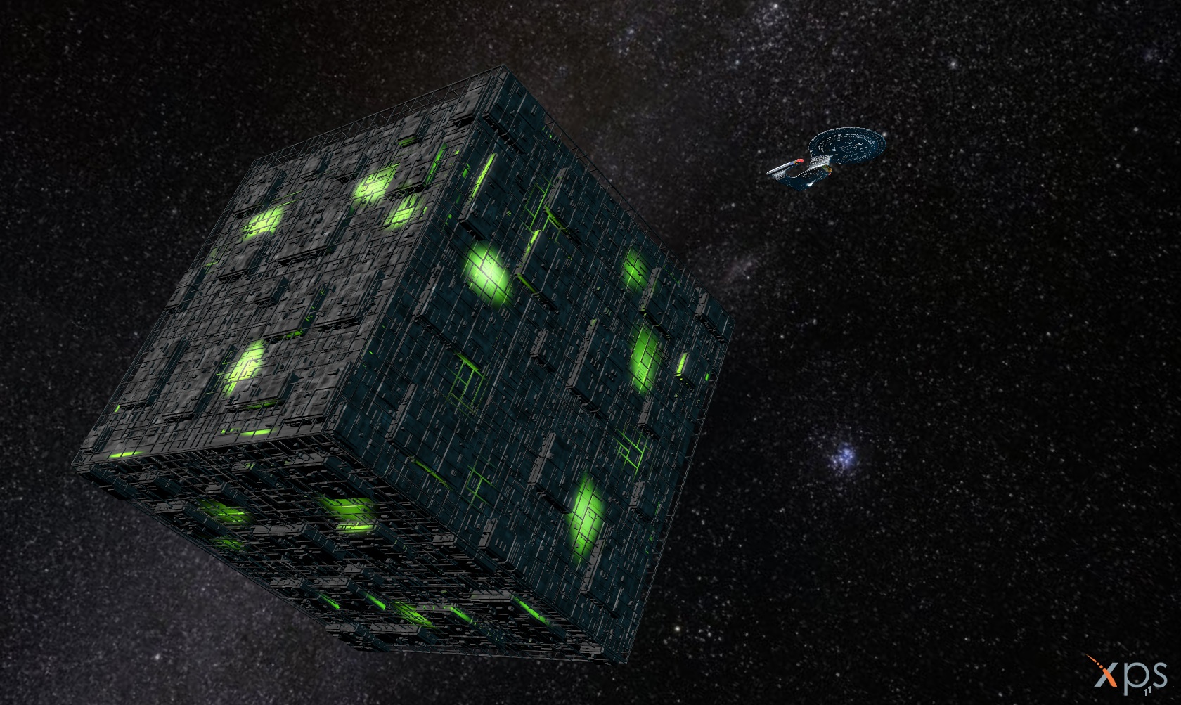 Borg Cube for XPS Update by Haganeya on DeviantArt