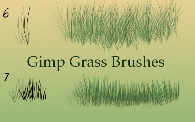 GIMP Grass Brushes 2 by Blueroses321 on DeviantArt