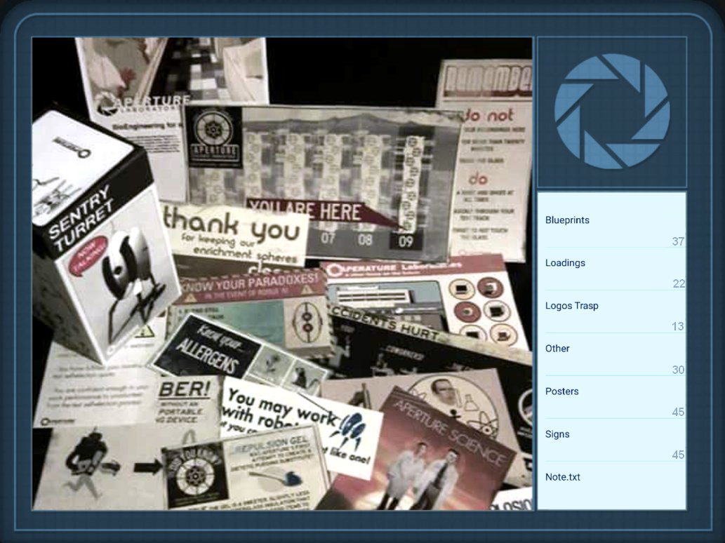 Aperture Science Turret Blueprints