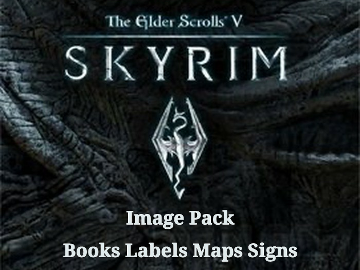 Skirim Image Pack 2 - Books Labels Maps Signs by SmakkoHooves on DeviantArt