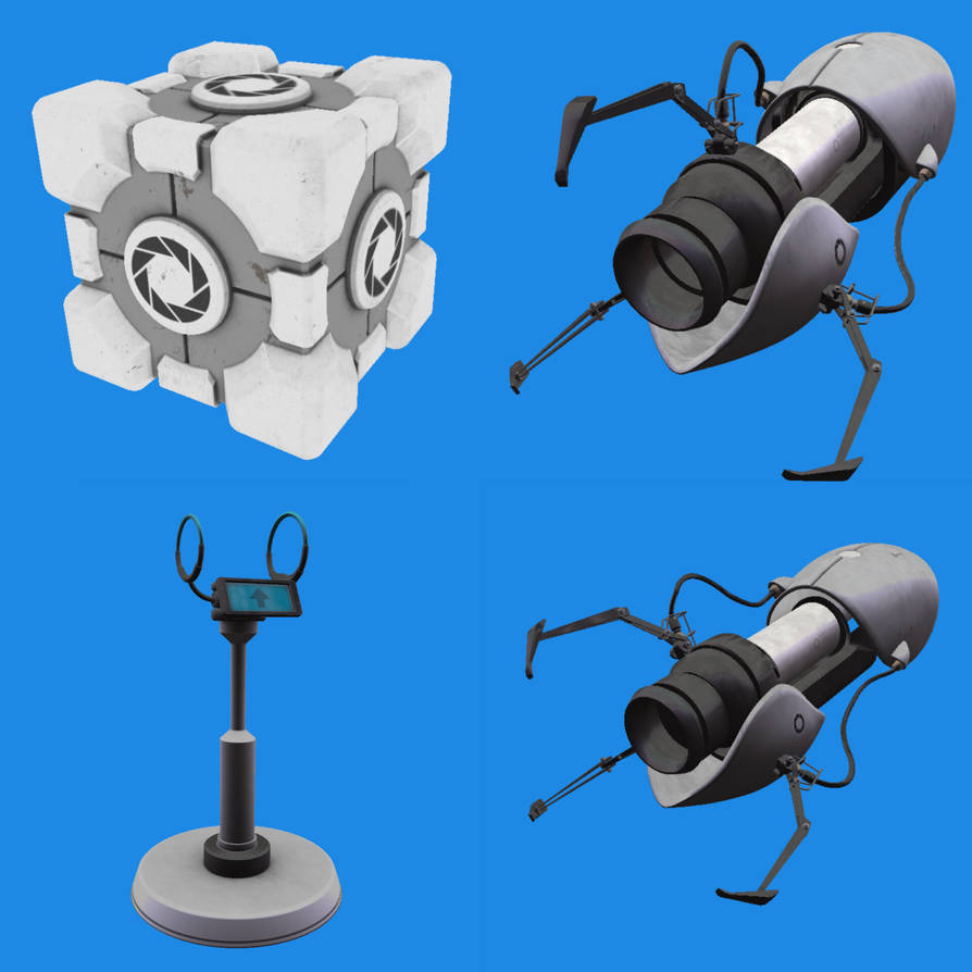 Portal RTX - PortalGun And Cube 3D 4K by SmakkoHooves on DeviantArt