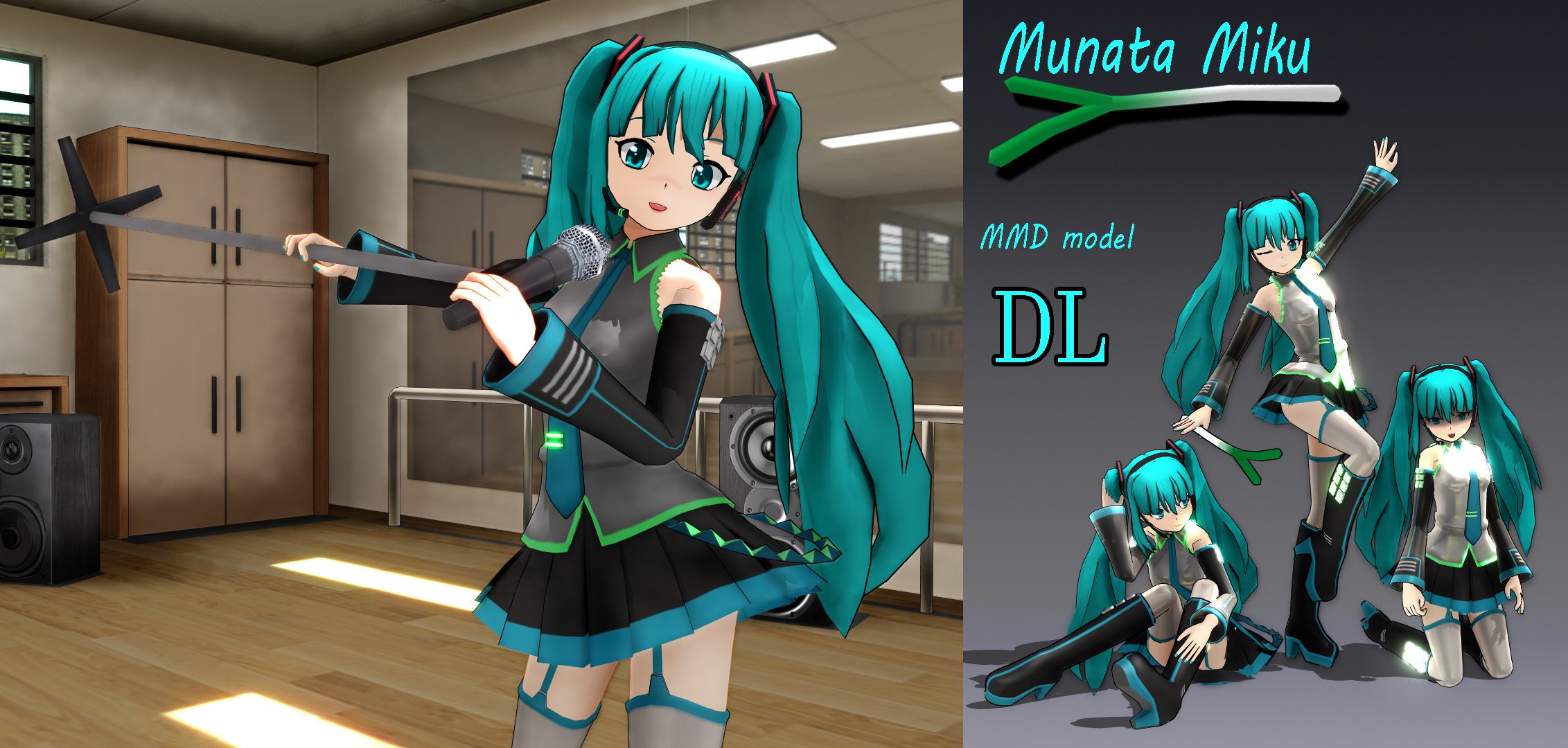 Munata Miku by PixelinPlanet on DeviantArt