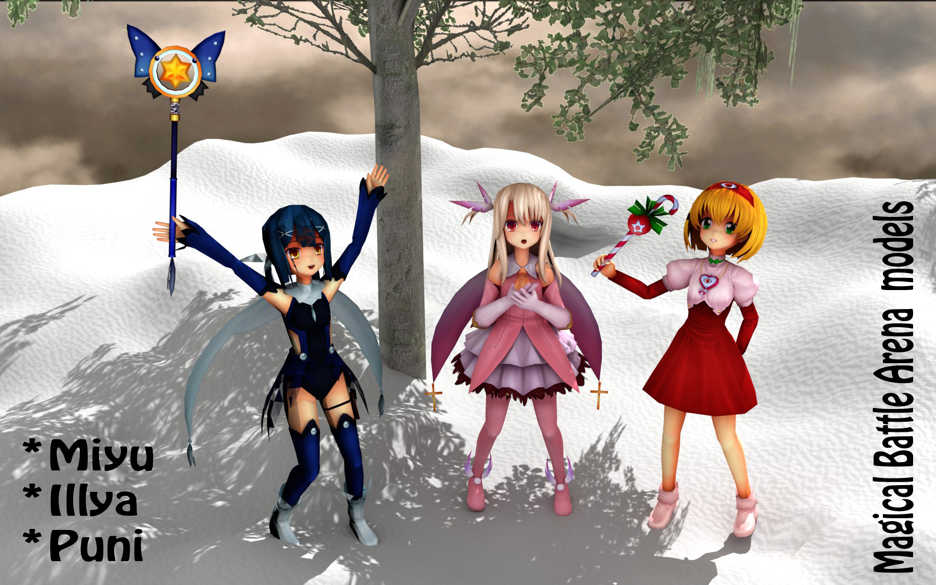 Magical Battle Arena models for Download by PixelinPlanet on DeviantArt