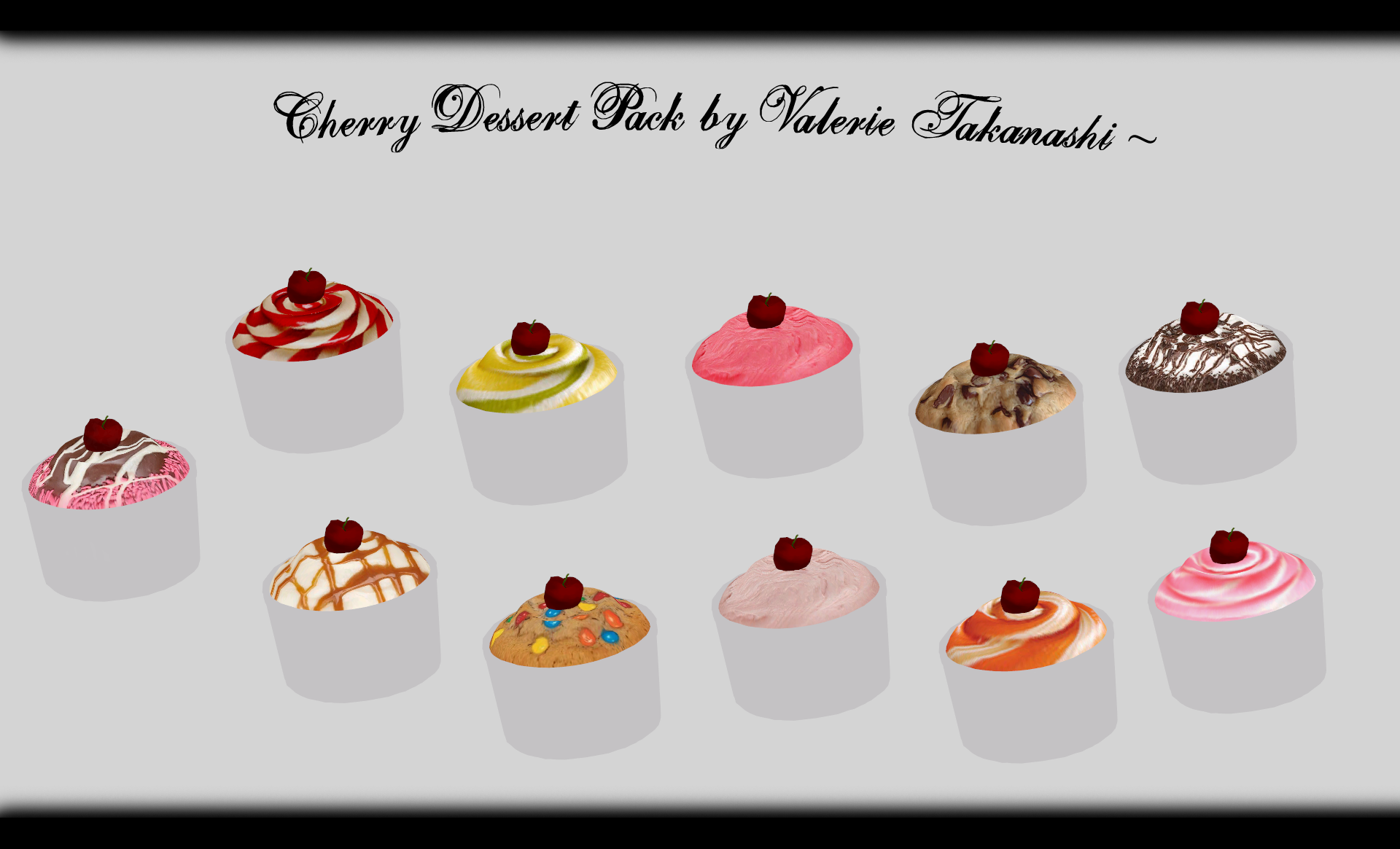 [MMD] Cherry Dessert Pack DL ~ by o-DSV-o on DeviantArt