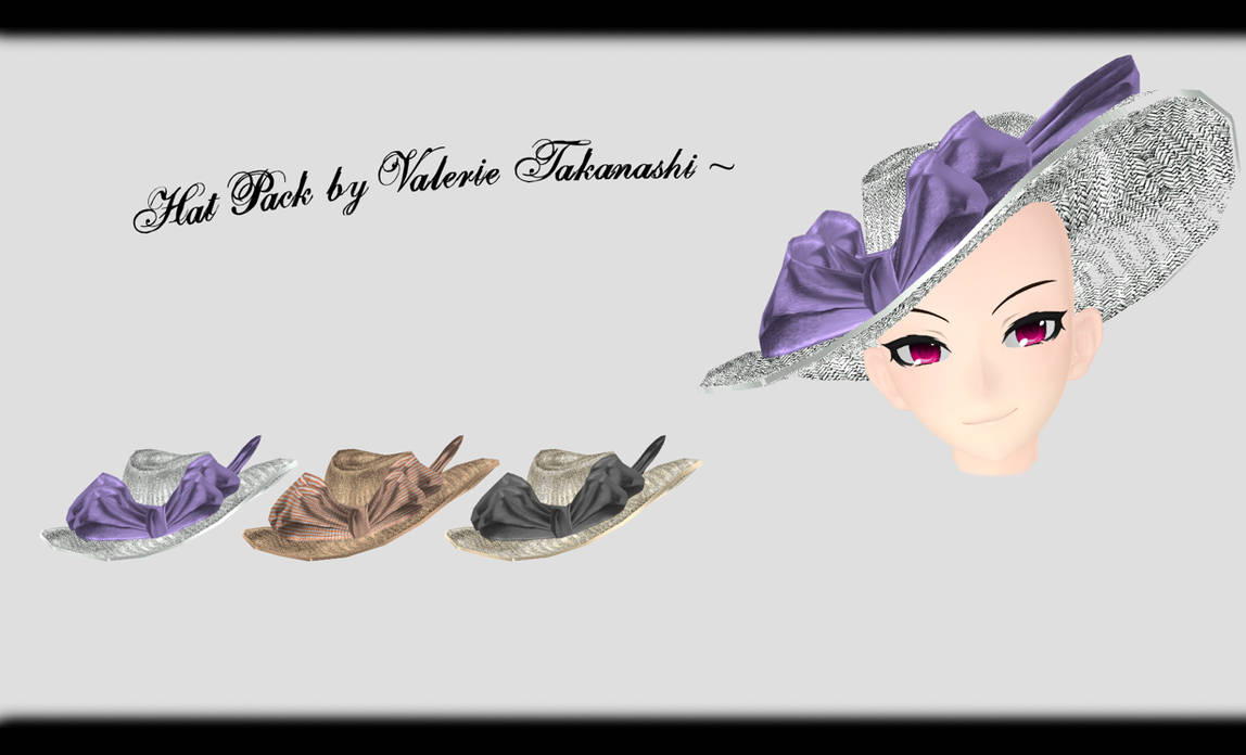 [MMD] Hat Pack DL ~ by o-DSV-o on DeviantArt