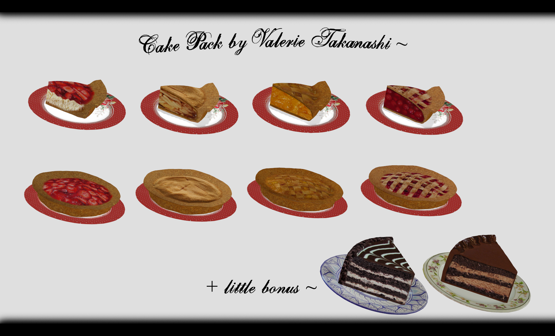 [MMD] Cake Pack DL ~ by o-DSV-o on DeviantArt