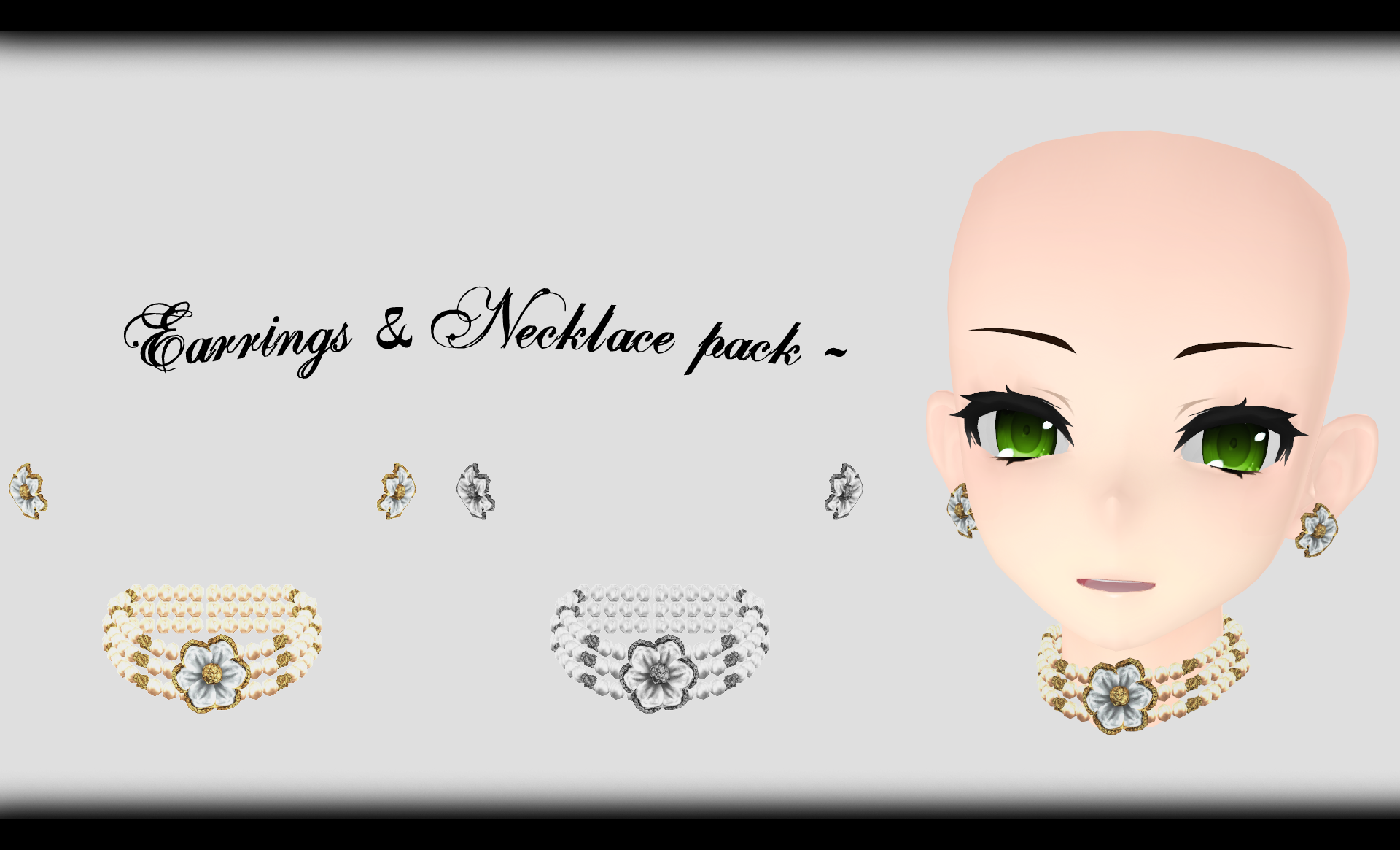 [MMD] Earrings and Necklace Pack DL ~ by o-DSV-o on DeviantArt