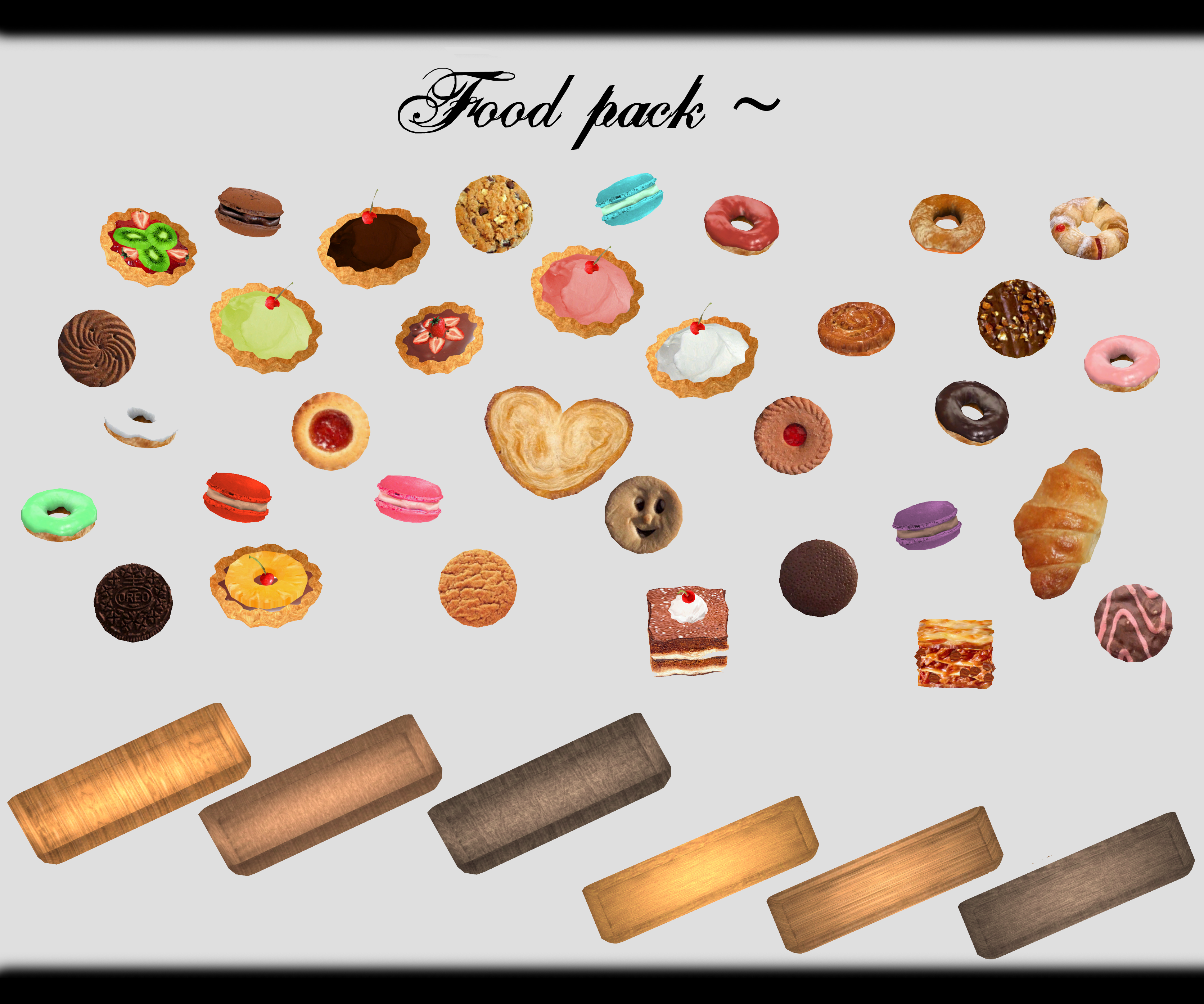 [MMD] Food Pack DL ~ by o-DSV-o on DeviantArt