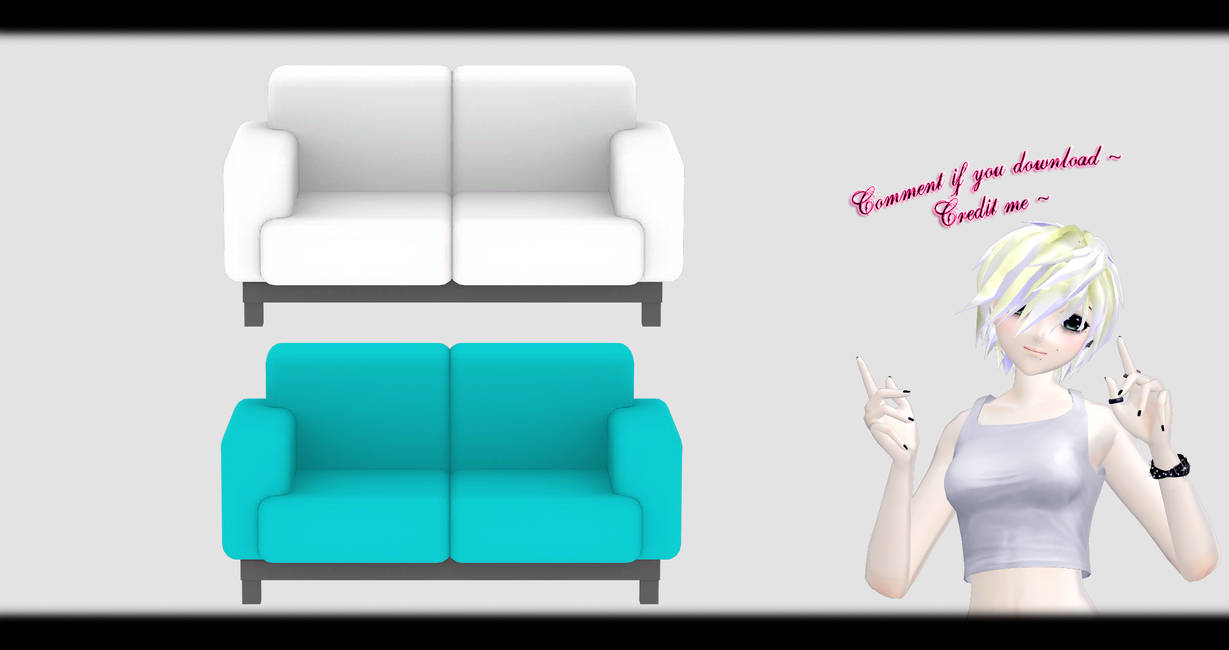 [MMD] Sofa x2 DL ~ by o-DSV-o on DeviantArt