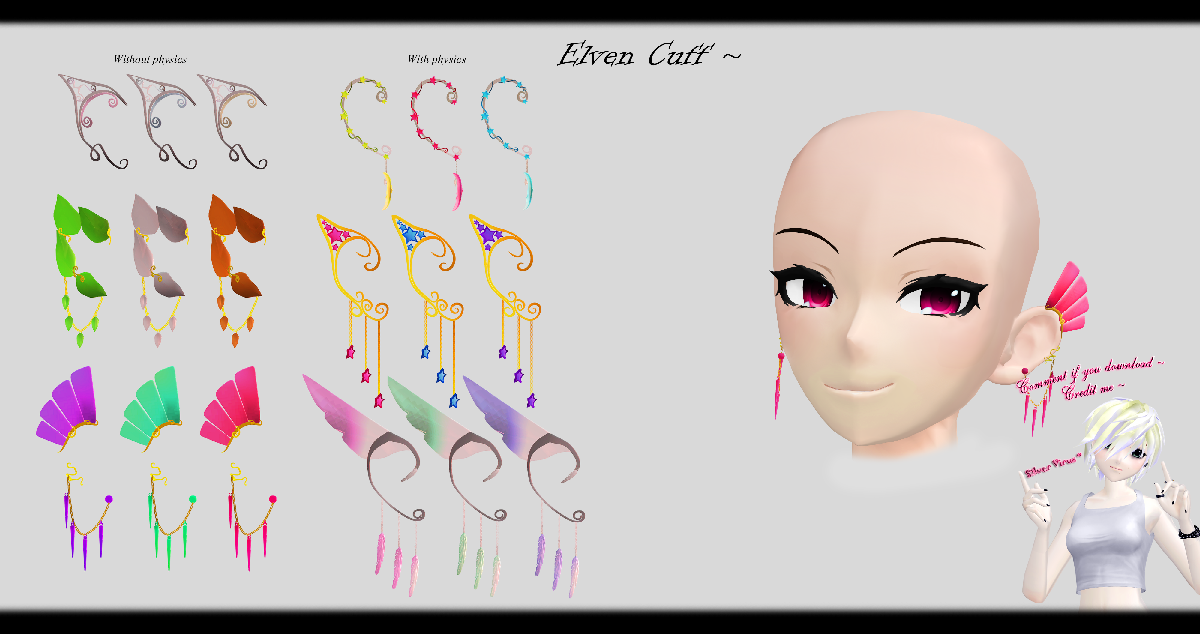 [MMD] Elven Cuffs DL ~ by o-DSV-o on DeviantArt