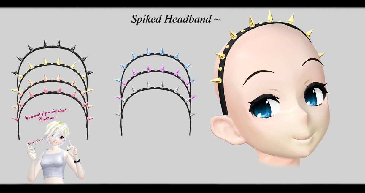 [MMD] Spiked Headband DL ~ by o-DSV-o on DeviantArt