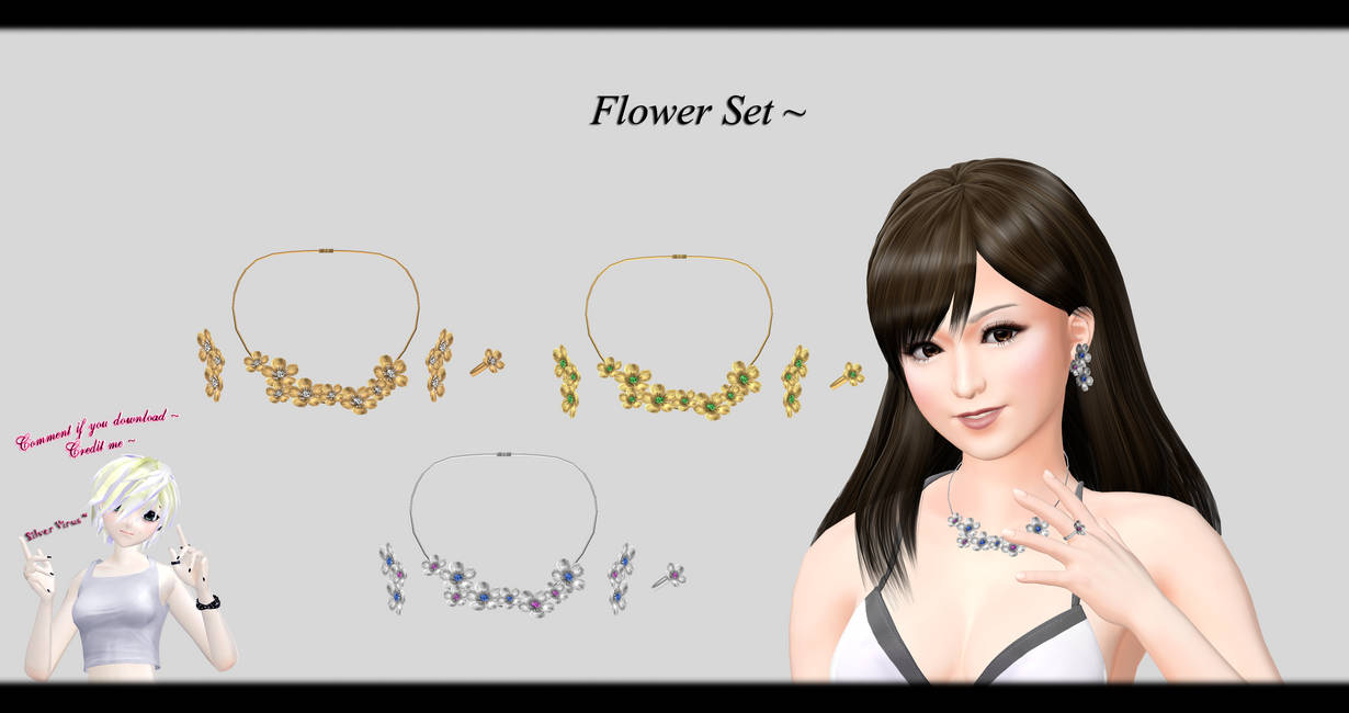 [MMD] Flower Set DL ~ by o-DSV-o on DeviantArt
