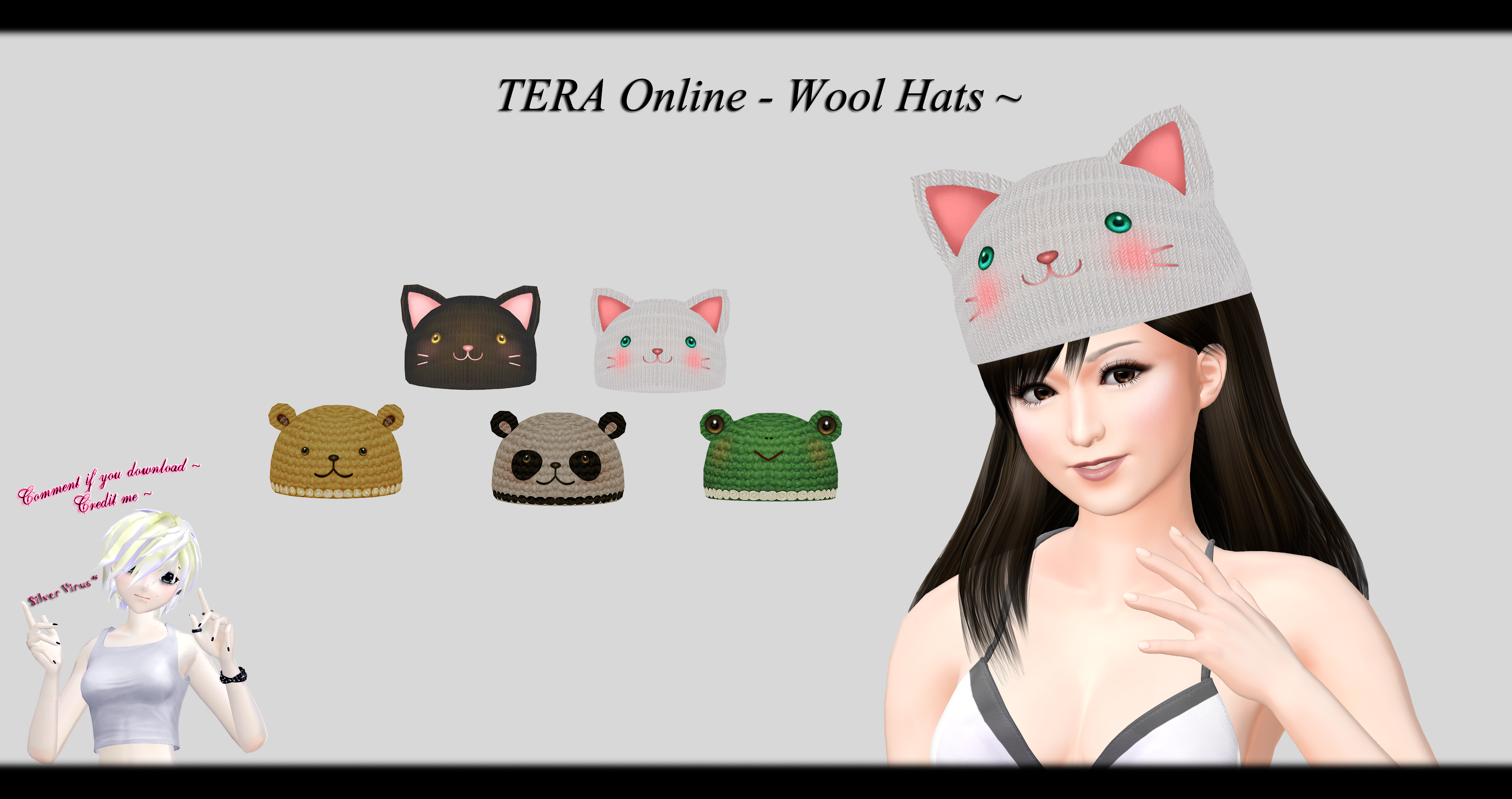 [MMD] TERA Online - Wool Hats DL ~ by o-DSV-o on DeviantArt