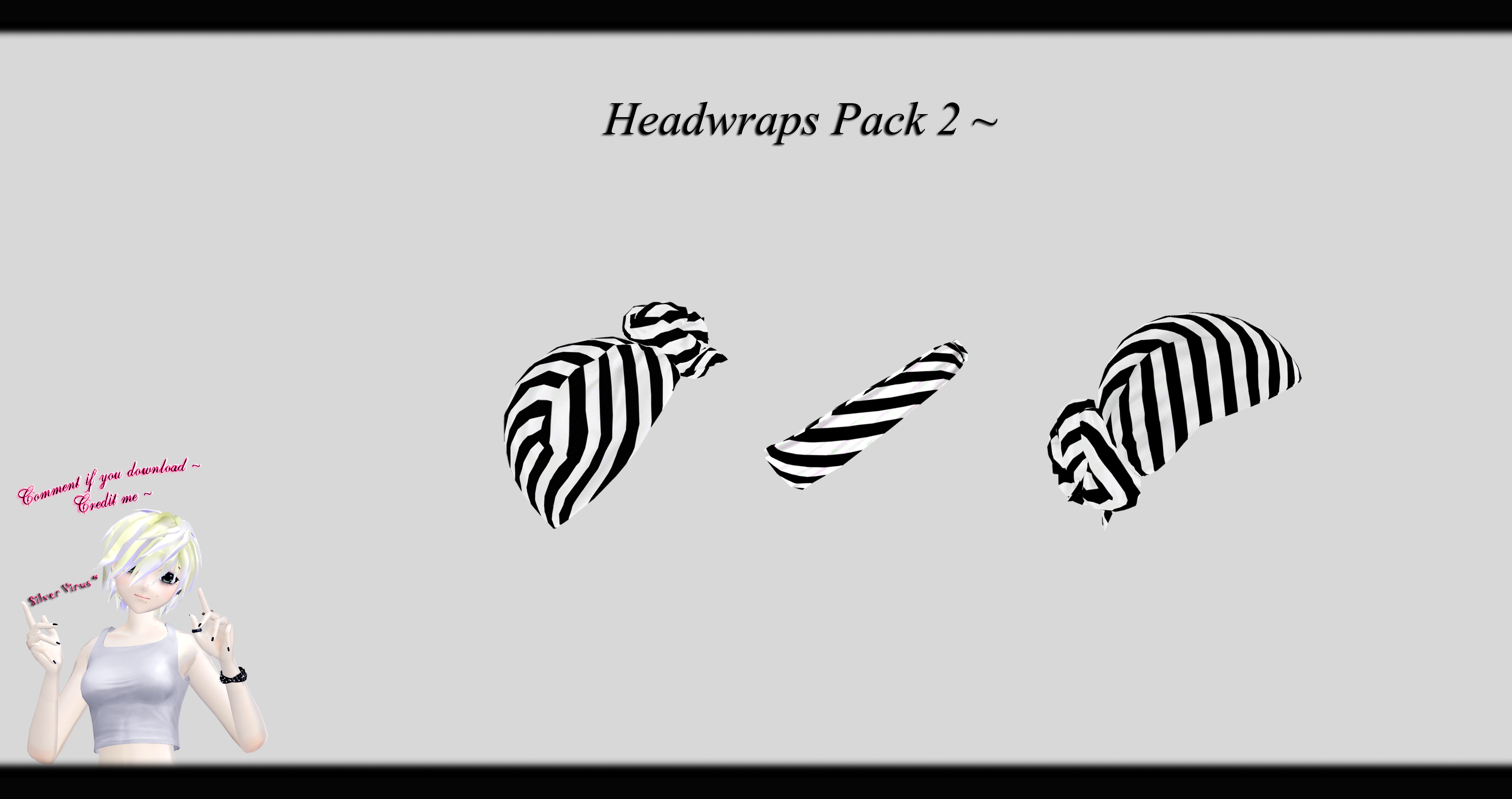 [MMD] Headwraps Pack 2 DL ~ by o-DSV-o on DeviantArt