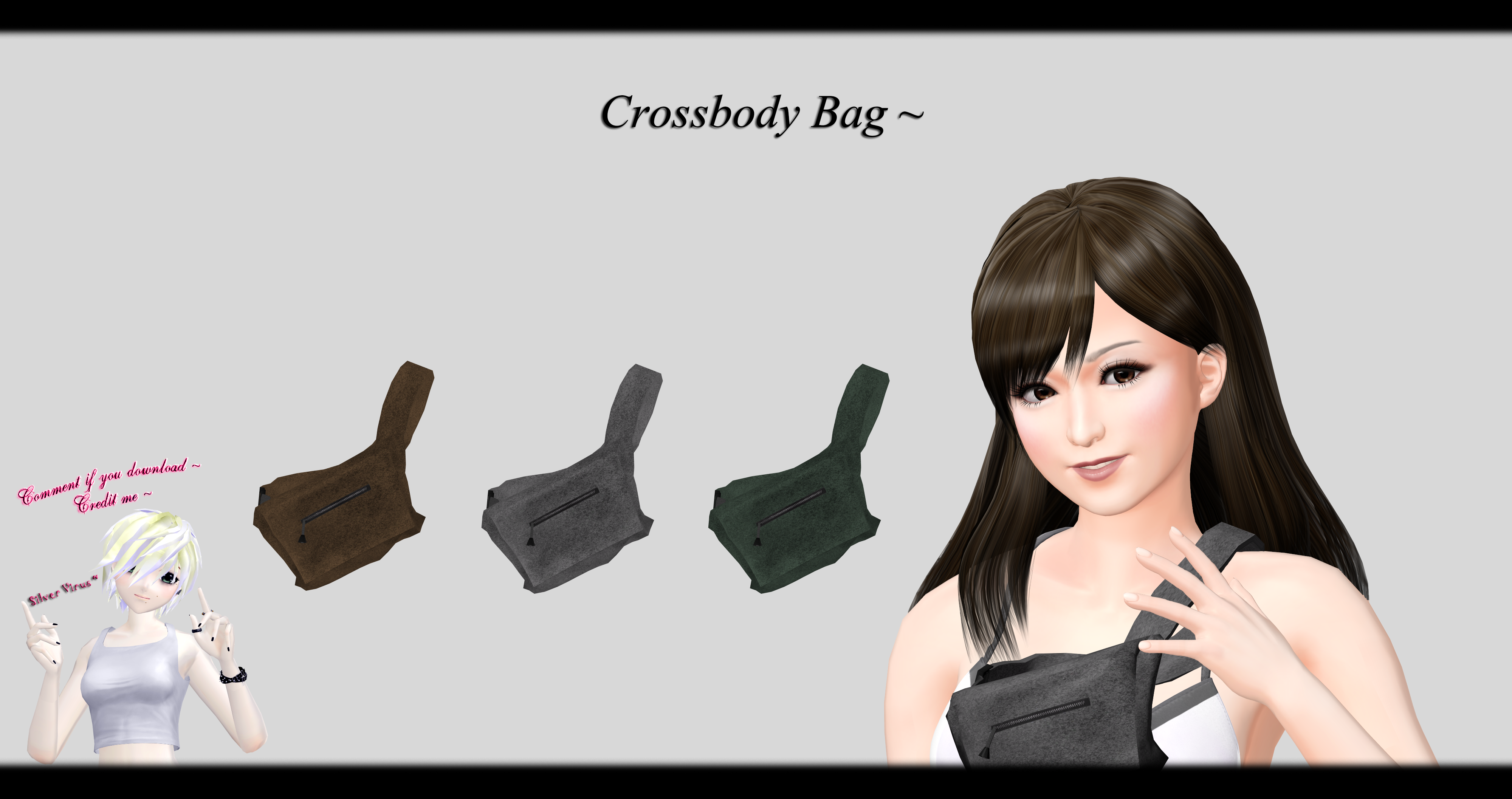 [MMD] Crossbody Bag DL ~ by o-DSV-o on DeviantArt