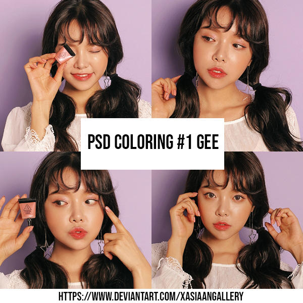 PSD Coloring #1 Gee by XAsiaanGallery on DeviantArt