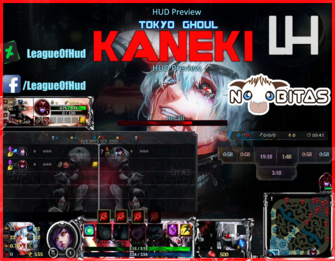 Tokyo Ghoul HUD by LeagueOfHud on DeviantArt