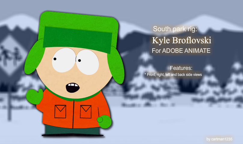 South Park Rigs: Kyle Broflovski by cartman1235 on DeviantArt