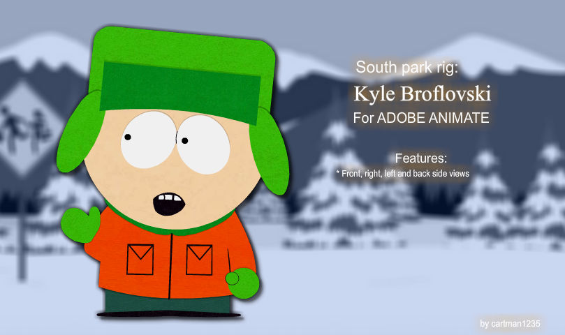 South Park Rigs: Kyle Broflovski by cartman1235 on DeviantArt