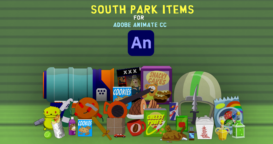 South Park Items for Adobe Animate by cartman1235 on DeviantArt