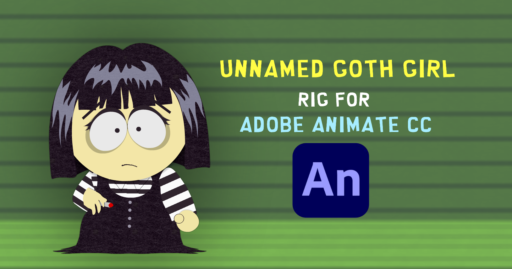 South Park Rigs: Unnamed Goth Girl by cartman1235 on DeviantArt