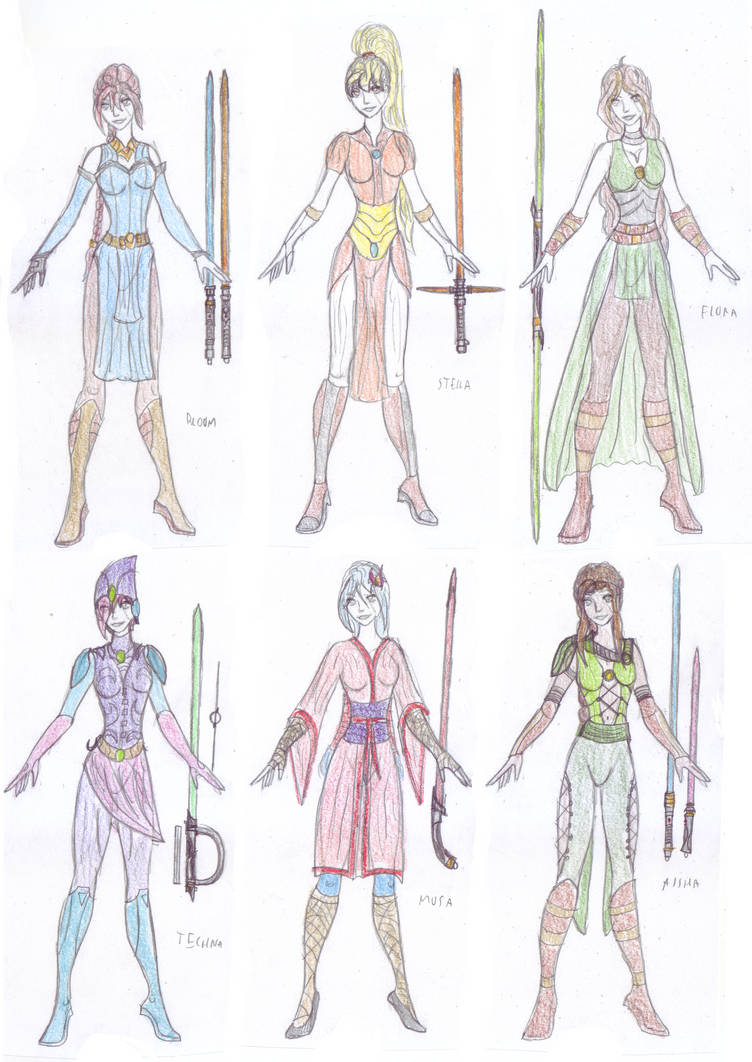 Winx Jedi by saramus01 on DeviantArt