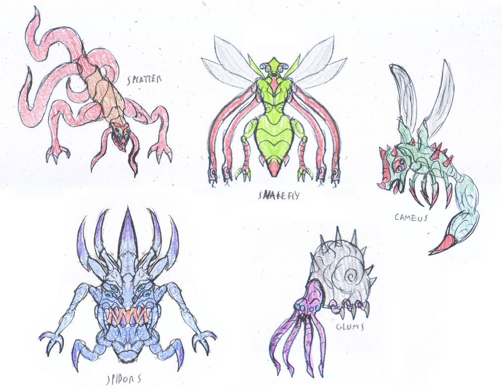 Kaiju Category 1 by saramus01 on DeviantArt