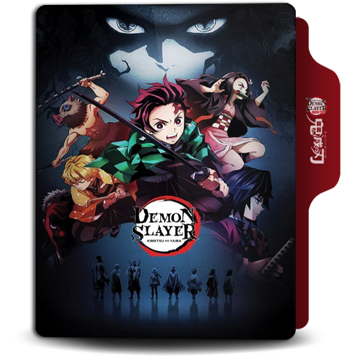 Demon Slayer aka Kimetsu no Yaiba folder icon red by Phonecell on ...