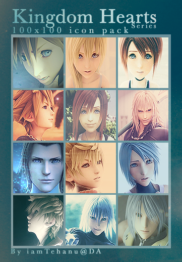 Kingdom Hearts Icon Pack. by iamTehanu on DeviantArt