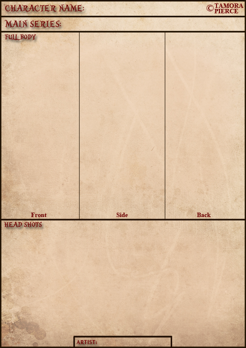 CORRECT A4 Character Template by Maseiya on DeviantArt